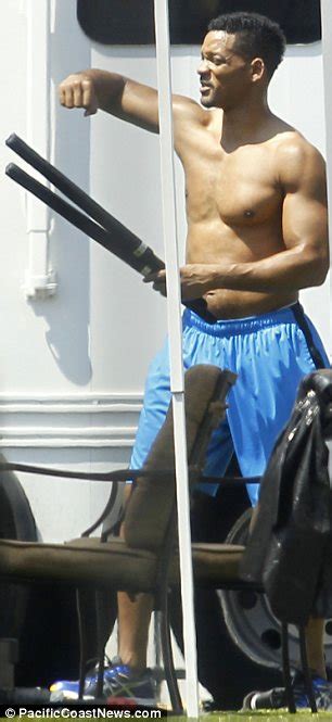 Welcome To The Gun Show Action Man Will Smith Puts His Muscles On
