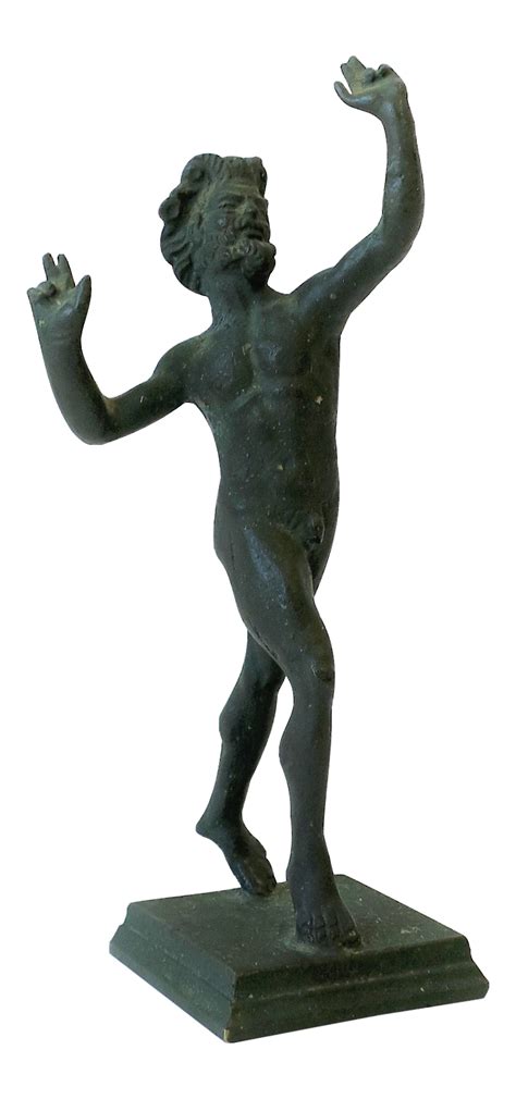 Figural Nude Bronze Greek God Bacchus Sculpture Chairish