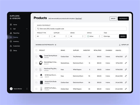Inventory Management Platform By Victoria Grinevich On Dribbble