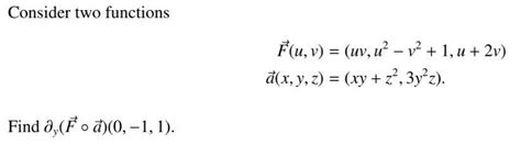 solved consider two functions