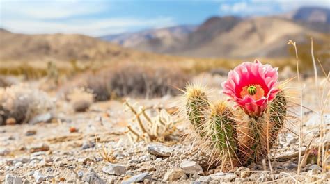 Premium Photo A Beautiful Desert Flower In Bloom The Flower Is A