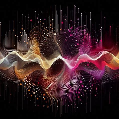 An Abstract Representation Of A Analog Sound Frequency Showcases