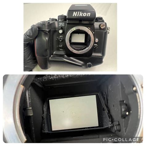 Yahoo オークション 【4e】nikon F4 フィルムカメラ レンズ Ed Af Ni