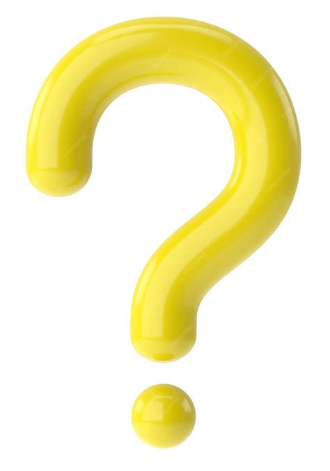 물음표 기호 3d 그림 프리미엄 사진