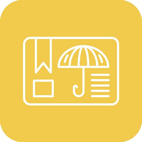 Keep Dry Line Round Corner Background Icons 14768317 Vector Art At Vecteezy