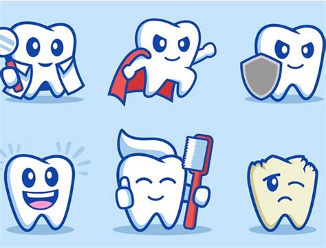 دانلود مجموعه 80 طرح وکتور لایه باز دندان و مسواک