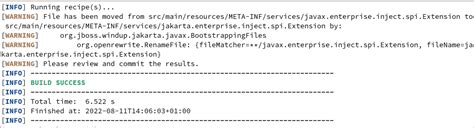 Auto Migration Of Apps From Java Ee 8 To Jakarta Ee 9 Using Windup And Openrewrite Windup