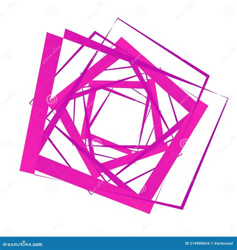 Abstract Edgy Angular Vector Design Element Geometric Abstract Shape