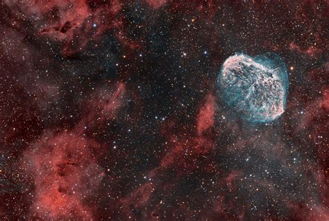 Crescent And Soap Bubble Nebula — Jason Dain Photography