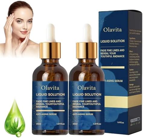 2pcs Olavita Liquid Solution Liquid Wrinkle Olavita Serum Olavita