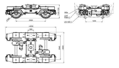 Bogie 2251 20 Ganz Motor