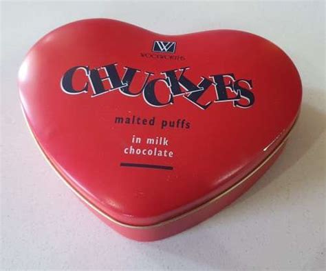Tin Woolworths Chuckles Heart Tin As Per Photos For Sale In