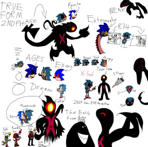 x soul 2023 sonic exe rewrite by pdj2012 on deviantart