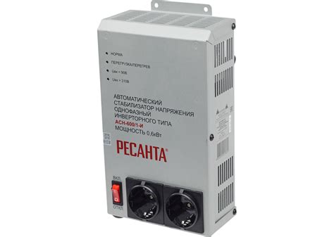 Инверторный стабилизатор напряжения Ресанта АСН-600/1-И купить в ...