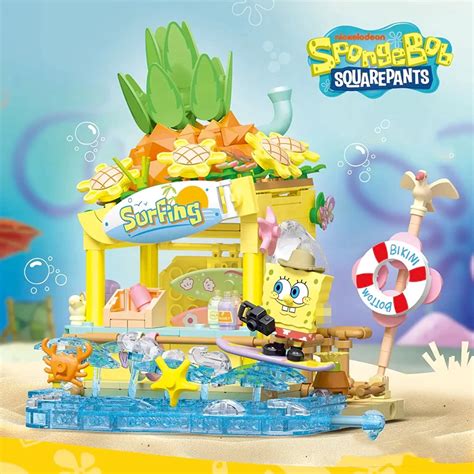 Lego Moc Sembo Spongebob Squarepants Beach Collection Movie And Game