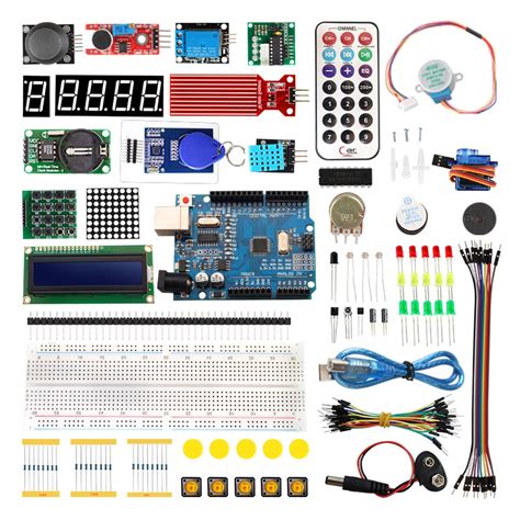 tscinbuny uno r3 basic starter kit for arduino sensor learning kit with