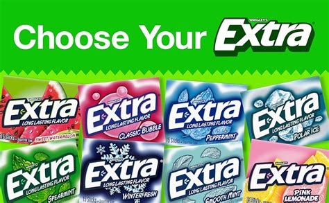 Extra Gum Peppermint Chewing Gum Bulk Individually