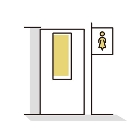 女子トイレのイラスト