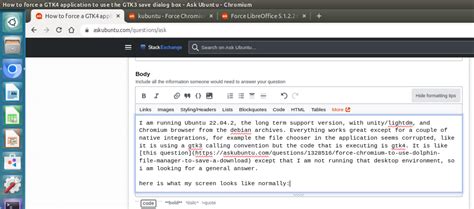 Unity How To Force A Application To Use The Right Gtk Version Save