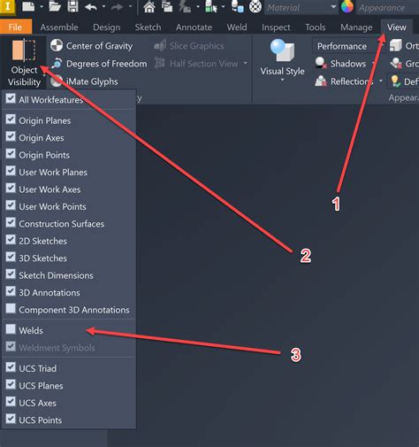 Welds Folder Can Be Selected With Part Priority Selection Option In
