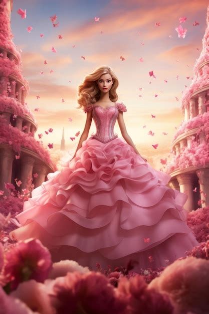 Premium Ai Image The Princess Of The Pink Princess