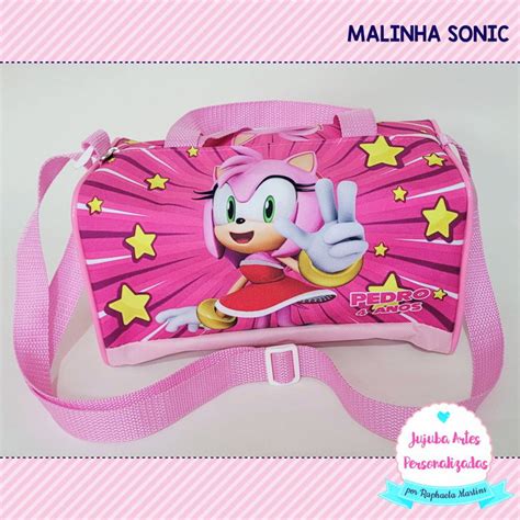 Mini Malinha Sonic Elo7 Produtos Especiais