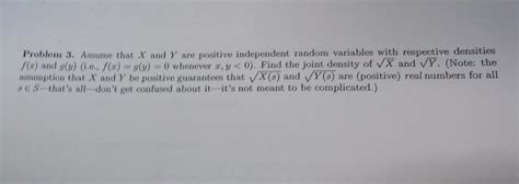 Solved Problem 3 Assume That X And Y Are Positive