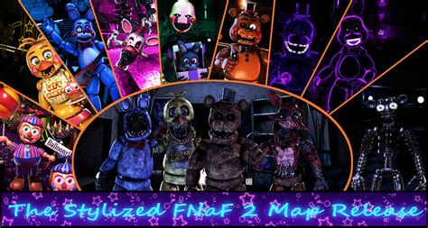 C4dfnaf Fnaf2 Stylized Map Release C4d Updated By Ignilux On Deviantart