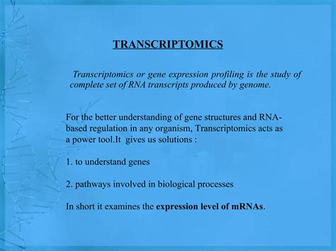 Prokaryotic Transcriptomics And Metagenomics Ppt