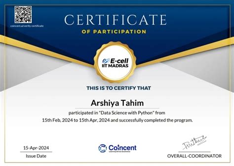Arshiya Tahim On Linkedin Participated And Successfully Completed A