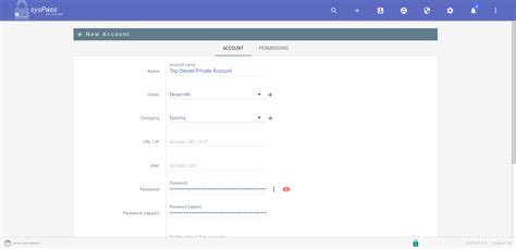 behaviour of permissions on private accounts · issue 1238 · nuxsmin