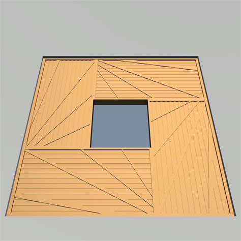 나무 격자 3d 모델 5 Blend Obj Free3d