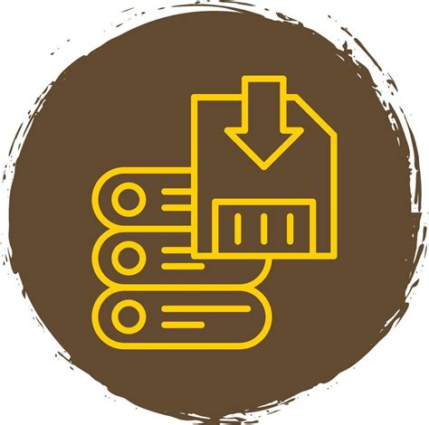 Save Data Line Circle Sticker Icon 43964996 Vector Art At Vecteezy