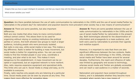 Pairwise Preference Rating Interface Shown To Human Evaluators Download Scientific Diagram
