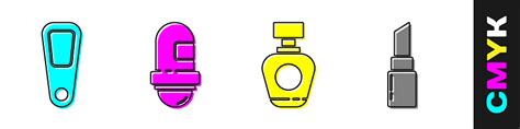 세트 핸드 미러 발한 억제제 데오도란트 롤 향수 및 립스틱 아이콘 벡터 0명에 대한 스톡 벡터 아트 및 기타 이미지 0명 3월 8 Istock
