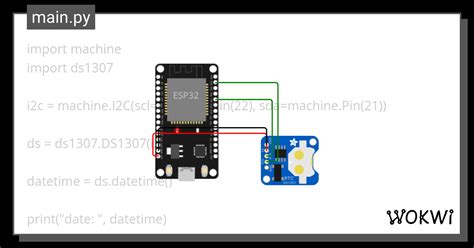 Rtc Ds1307 Wokwi Esp32 Stm32 Arduino Simulator