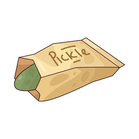 Pickle Bag Illustration 62150504 Vector Art At Vecteezy