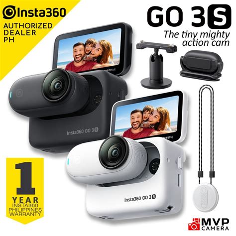 INSTA360 GO 3 3S Tiny Mighty Action Camera 64 128 GB Insta 360 GO3S MVP CAMERA Shopee Philippines