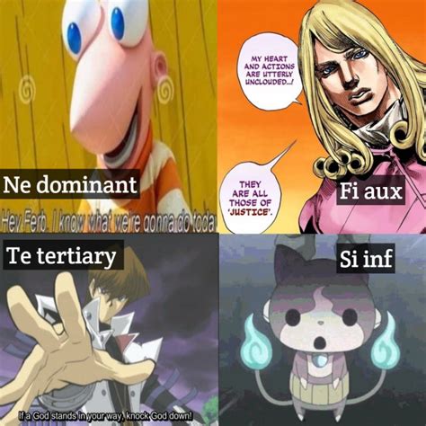 How The Cognitive Functions Appear In Each Position 4 8 Ill Do The Introverted Functions