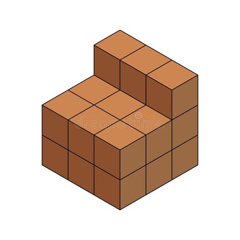 Isometric Cubes 3d Shapes Cube Icon In Trendy Design Vector Stock Vector Illustration Of