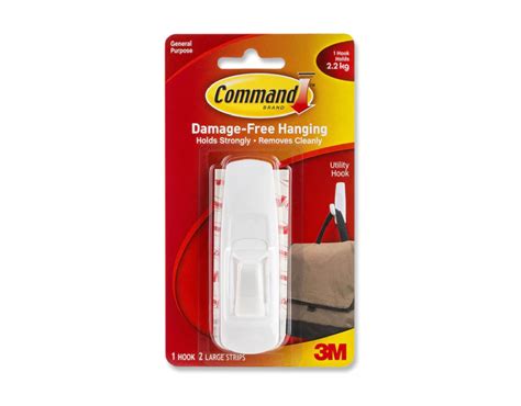3M Command Self Adhesive Utility Large Hooks Myaeon2go