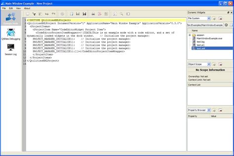qtilities qtilities coregui qtilitiesmainwindow class reference