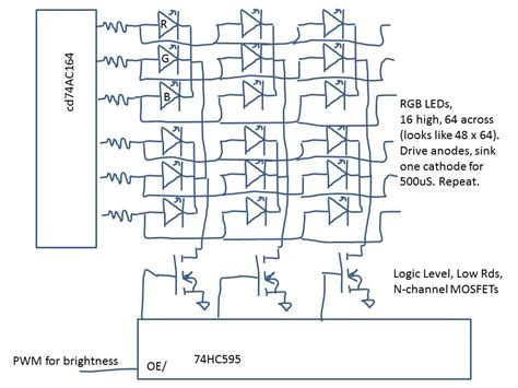 rgb led matrix help leds and multiplexing arduino forum