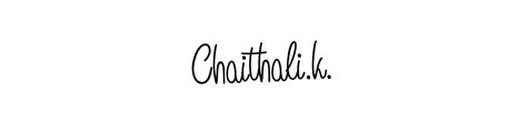 75 Chaithali K Name Signature Style Ideas Unique E Signature