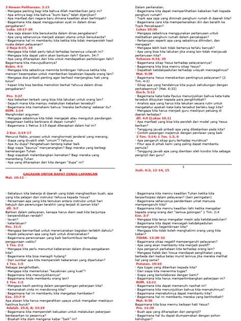 Gagasan Pertemuan Dinas Lapangan A Pdf Gagasan Pertemuan Dinas Lapangan A Pdf