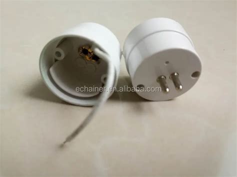 T8 Round Plastic Fluorescent Lamp End Cap With T5 Pins G13 Lamp Holder For T8 Tube Buy T8 Lamp