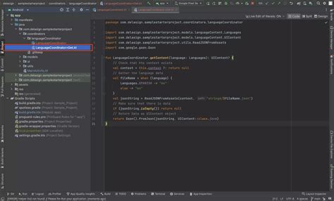 How To Create And Use A Language Coordinator In Kotlin