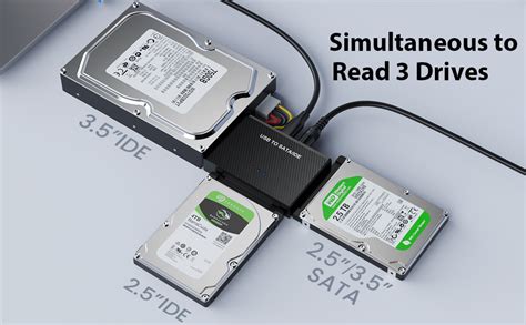 Yinnceen Usb C To Ide Sata Adapter Upgraded Hard Drive Reader Ultra Recovery