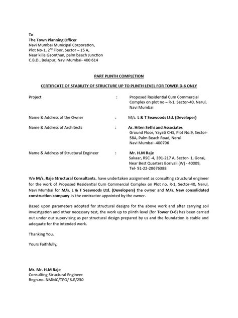 Structural Documents Of Part Plinth Tower D4 Pdf Building Engineering Structural Engineering