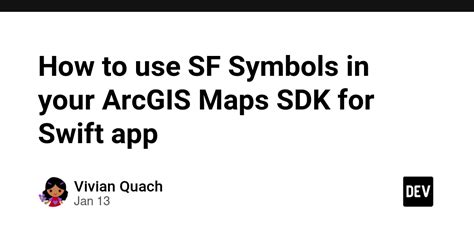 How To Use Sf Symbols In Your Arcgis Maps Sdk For Swift App Dev Community